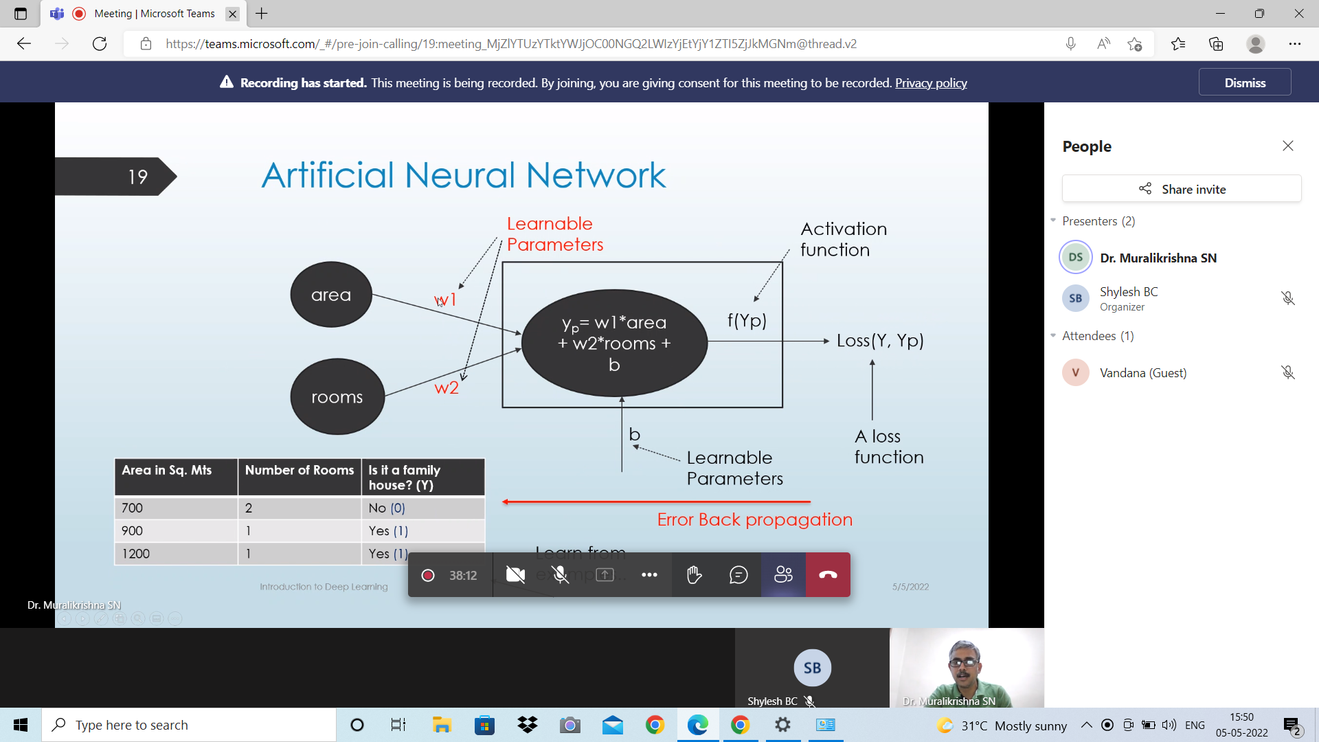 Webinar “Introduction to Deep Learning“ | VCET