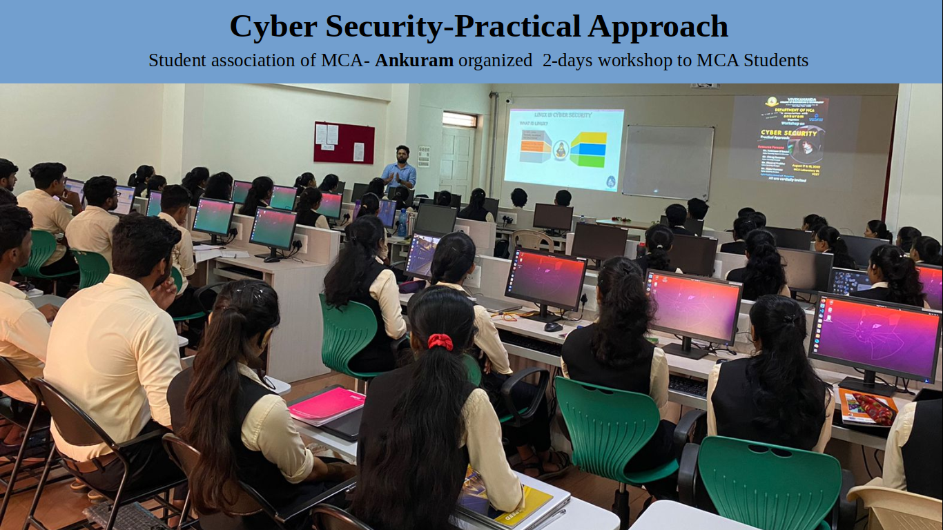 Workshop on “Cyber Security-Practical Approach” | VCET