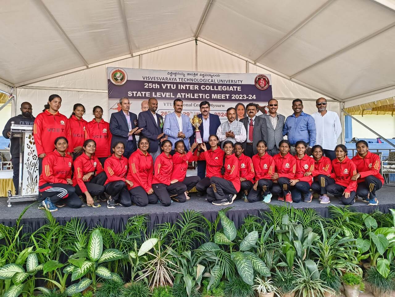 VCET women's Team secured Runner-up Trophy in 25th VTU Inter Collegiate ...