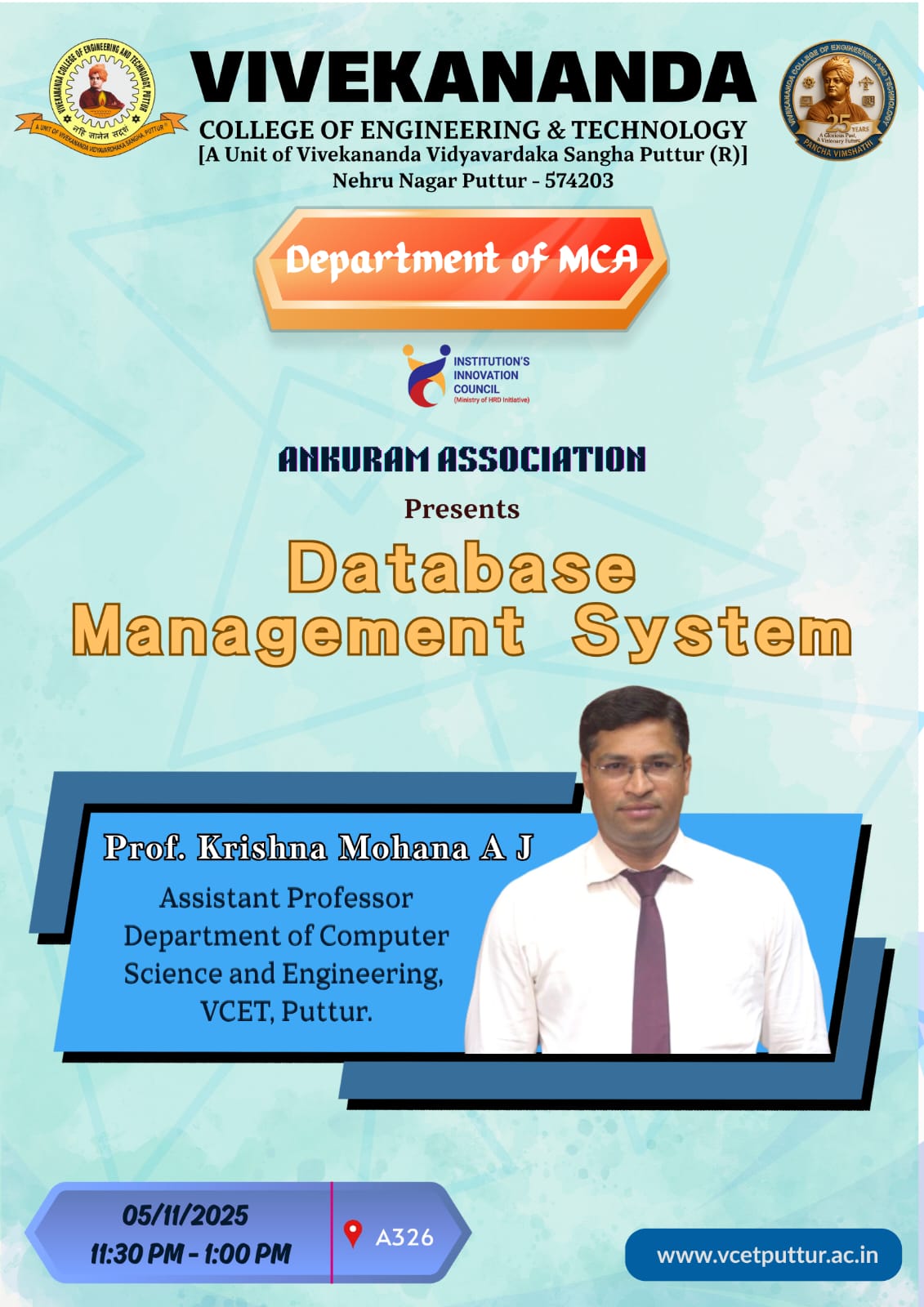 Seminar on DBMS | VCET